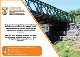 Minister De Lille to hand over bridge in Ndwedwe Municipality | SAnews